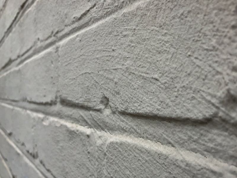Gray Painted Concrete Wall Receding into Distance Background Stock ...