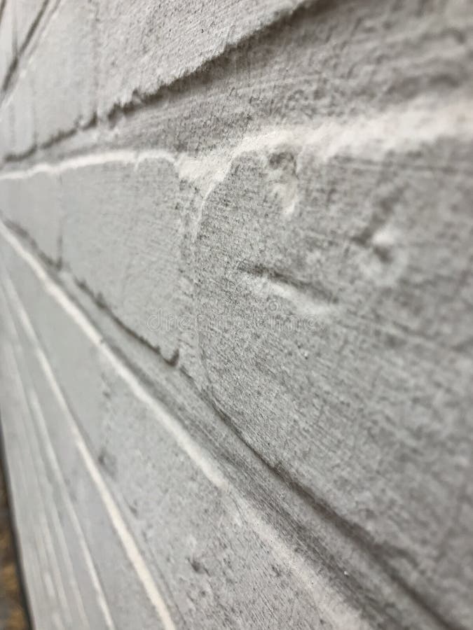 Gray Painted Concrete Wall Receding into Distance Background Stock ...