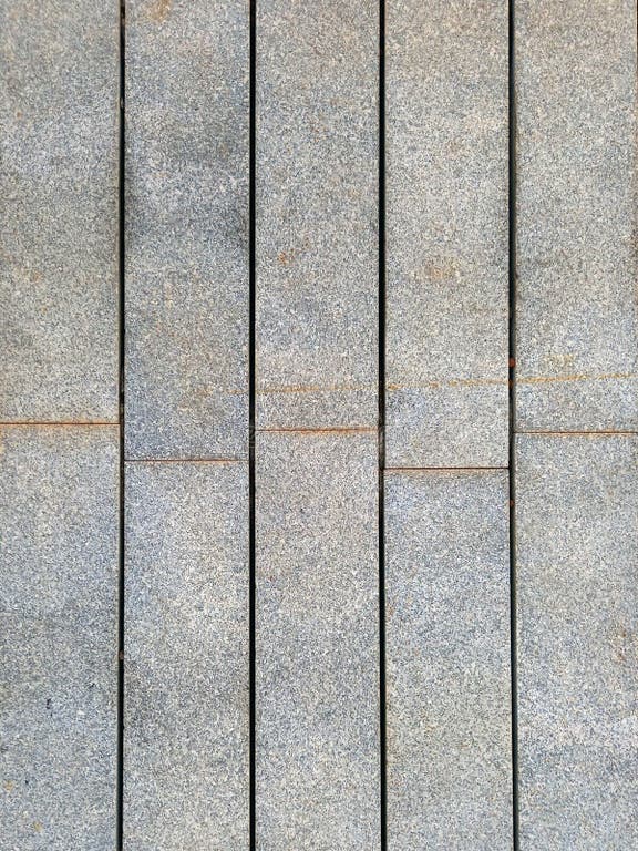 Gray Pavement Background. Aerial View of Rectangular Cement Tiles. Gray ...