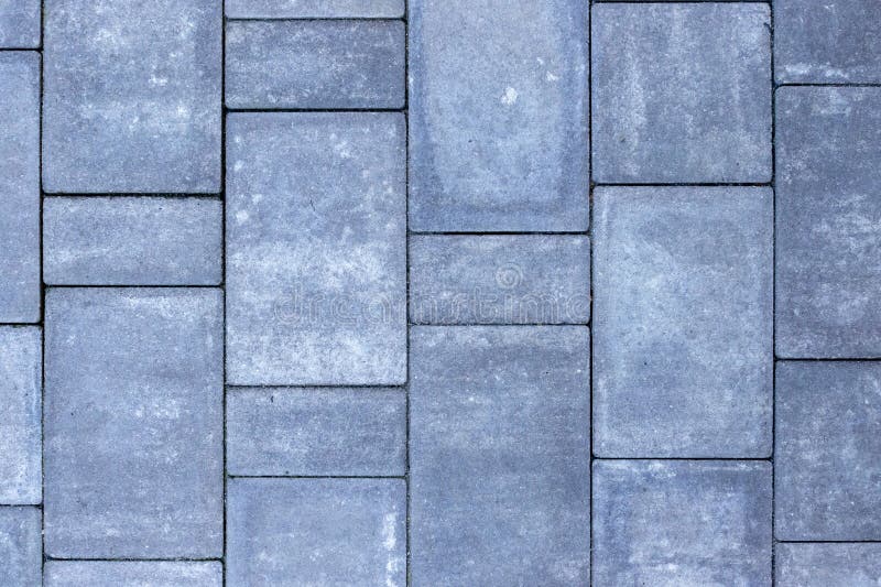 Gray Paving Stones Road. Paving Surface Road Stock Photo - Image of ...