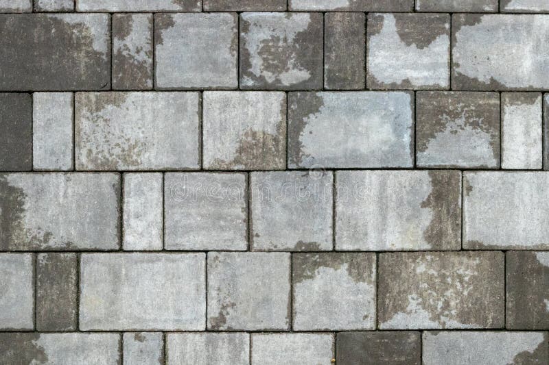 Gray Paving Stones Road. Paving Surface Road. Texture Made of Big Gray ...