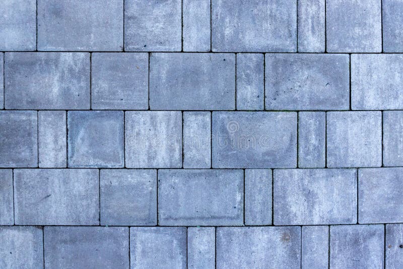 Gray Paving Stones Road. Paving Surface Road Stock Image - Image of ...