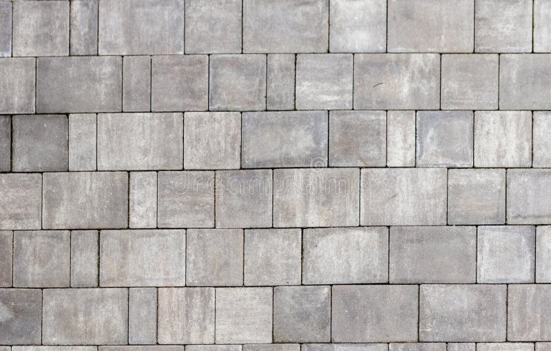 Gray Paving Stones Texture. Paving Surface Road. Texture Made of Big ...