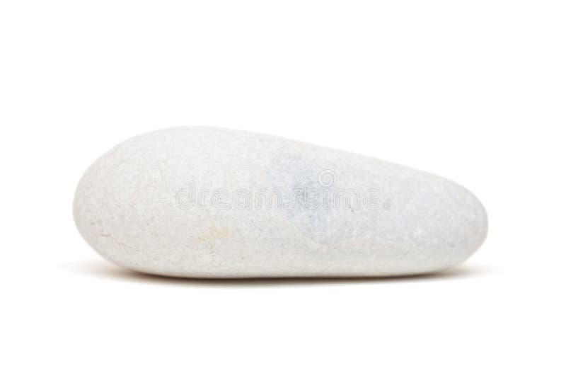 Smooth gray stone isolated stock image. Image of wellbeing - 25969459