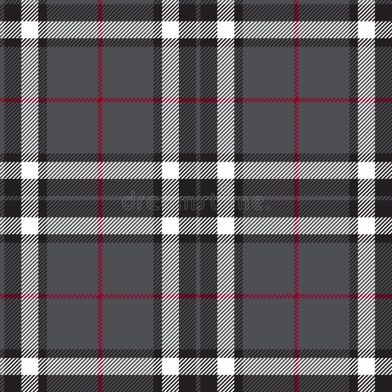 Gray plaid seamless stock vector. Illustration of cloth - 72411358
