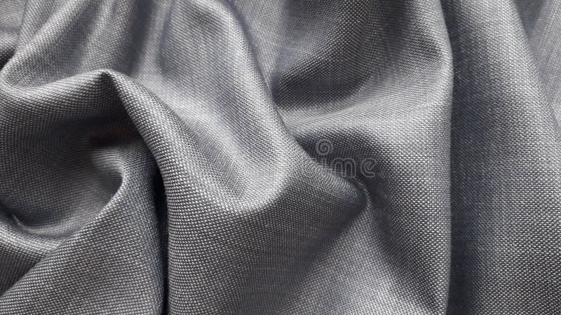 Gray Plain Weave Suiting Fabric with a Sheen. the Texture of the Fabric ...