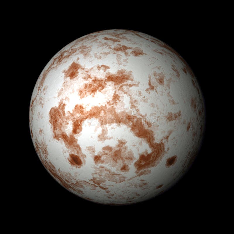 Gray planet celestial body stock illustration. Illustration of sphere ...