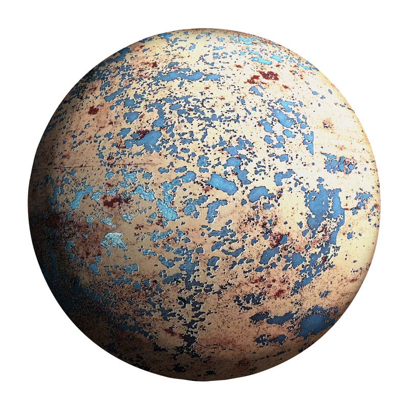 Gray Planet Isolated and Add Clipping Path Stock Illustration ...