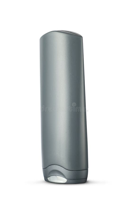 Gray Plastic Container with Bath Shampoo Stock Image - Image of hygiene ...
