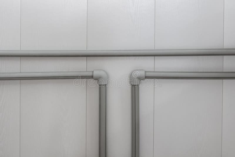 Plastic heating pipes stock image. Image of apartment - 179486221