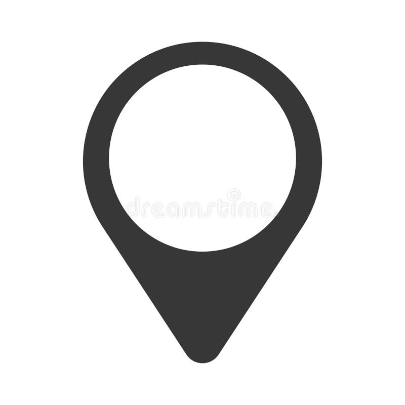 Gray Map Pointer with Symbol Hospital Icon Stock Vector - Illustration of element, needle: 90976168