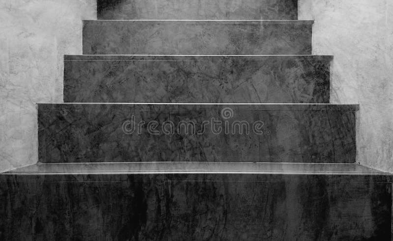 Gray Polished Concrete Steps, Loft Stairway Texture for the Background ...