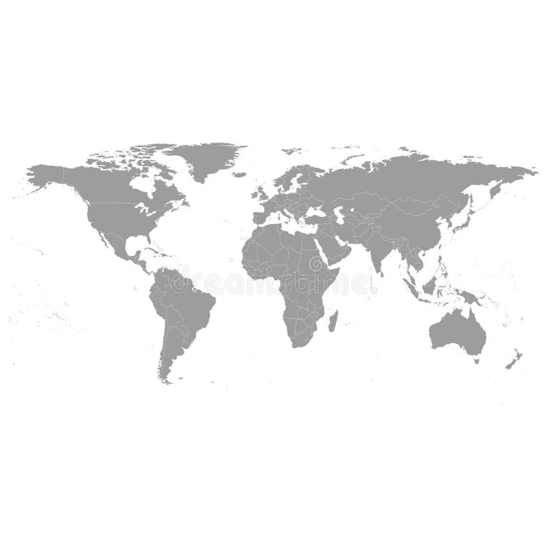 Light Gray Map Stock Illustrations – 8,260 Light Gray Map Stock ...
