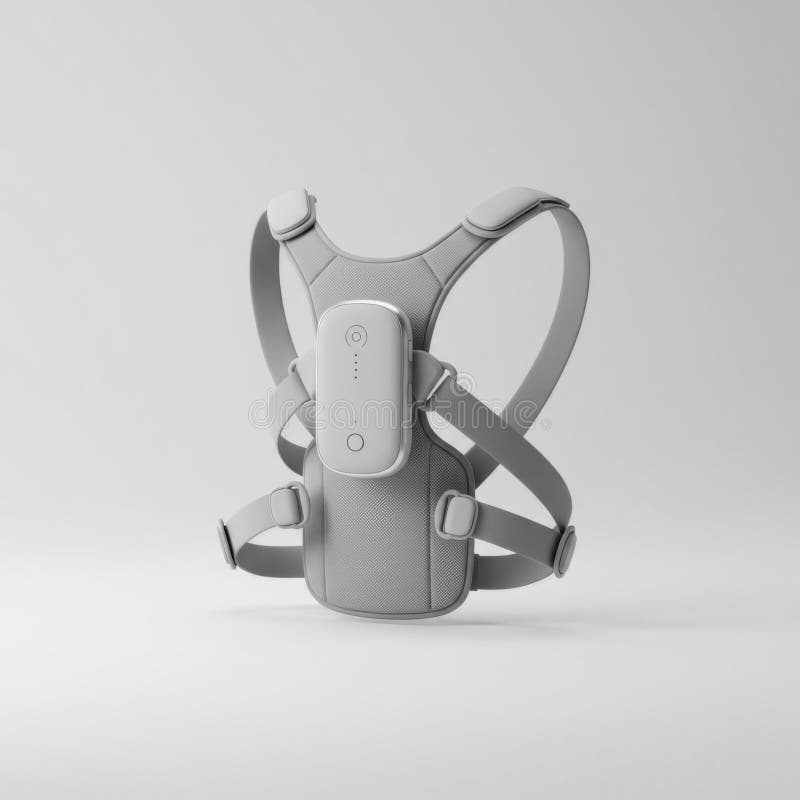 Gray Posture Corrector Brace for Back Support and Spinal Alignment on ...