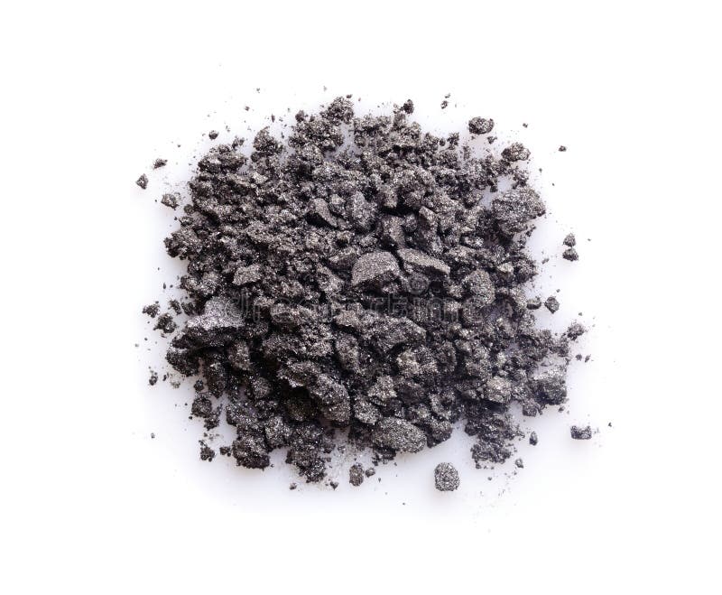 Gray Powder Eyeshadow for Makeup As Sample of Cosmetic Product Stock ...