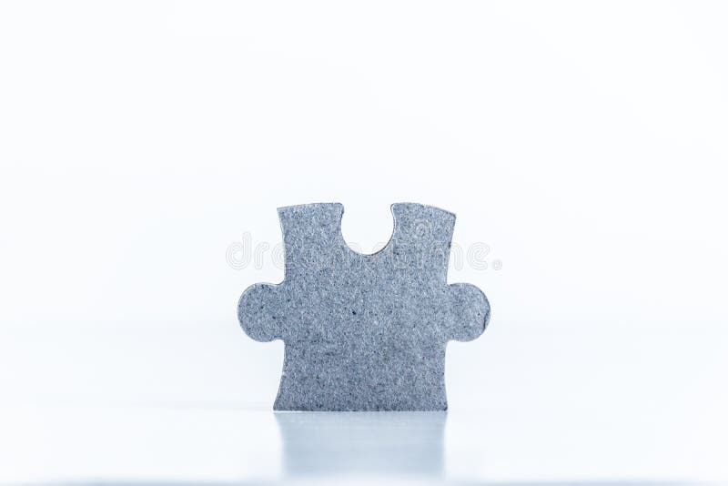Gray puzzle piece stock image. Image of people, achievement - 133012165