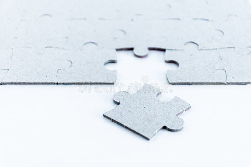 Gray puzzle pieces stock image. Image of cooperation - 133011675