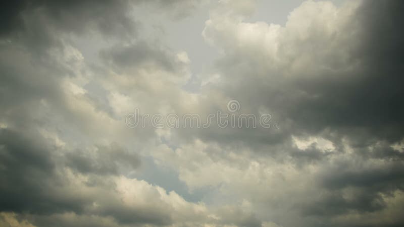 Gray Rain Clouds are Moving in the Sky. TimeLapse Stock Video - Video ...