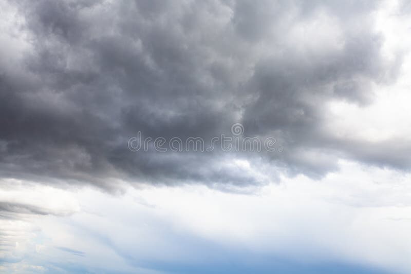 Sky and Clouds in a Rainy Day. Stock Photo - Image of mountain, grave ...