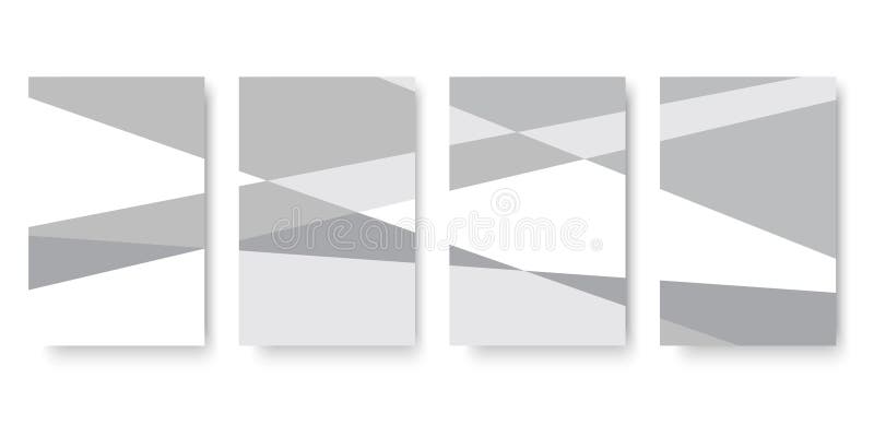 Gray Rectangles Composition for Booklet Design. Rectangle Design ...