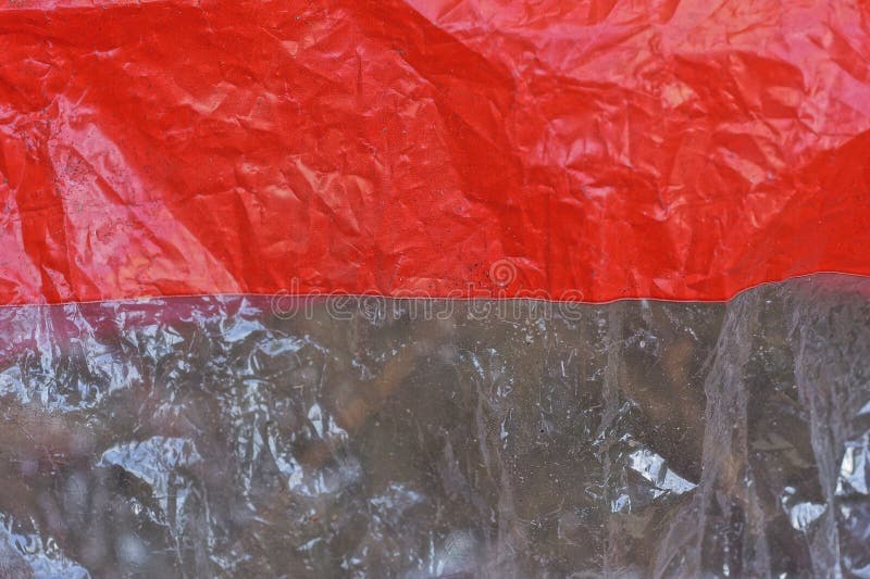 Plastic Texture of a Piece of Crumpled Cellophane Stock Image - Image ...