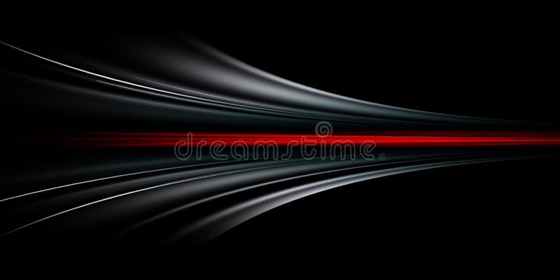 Gray and Red Speed Abstract Technology Background Stock Illustration ...