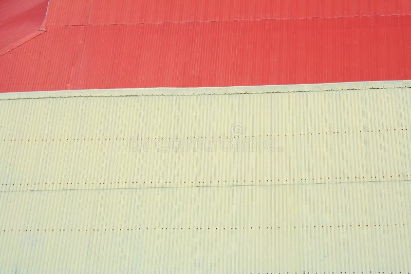Gray and red zinc roof stock photo. Image of close, light - 133920108