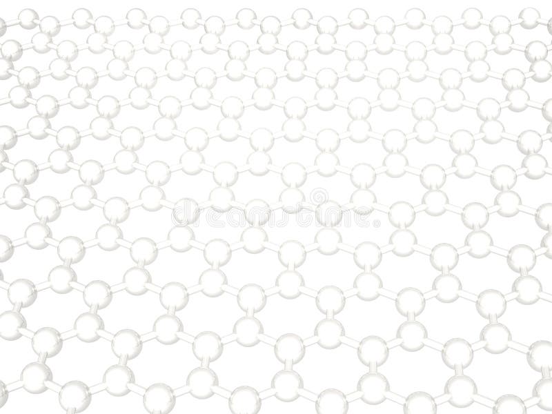 Gray Reflective Graphene Structure On White Backgr Picture. Image: 16499924