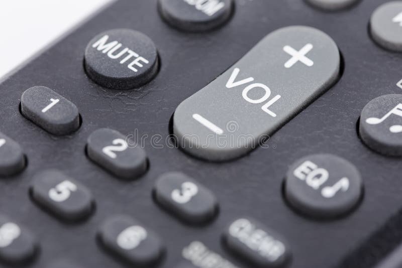 A gray remote control stock image. Image of numbers, contorol - 49740883