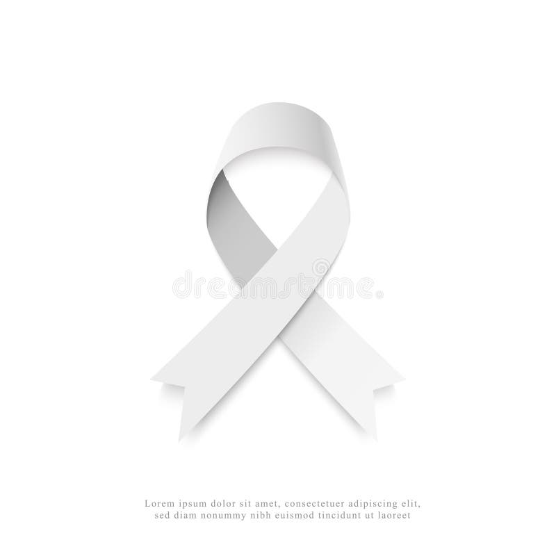Gray Ribbon Illustration. Vector Illustration Stock Vector ...