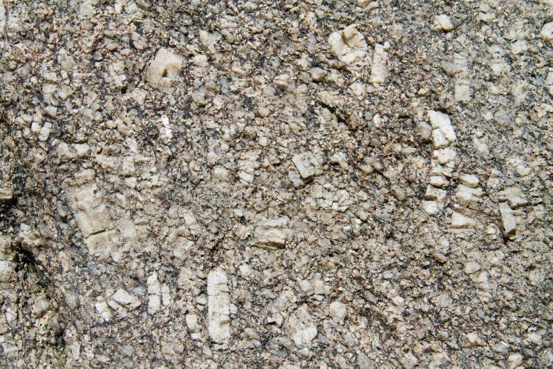 Gray Rock with Embedded Crystals Stock Photo - Image of embedded ...