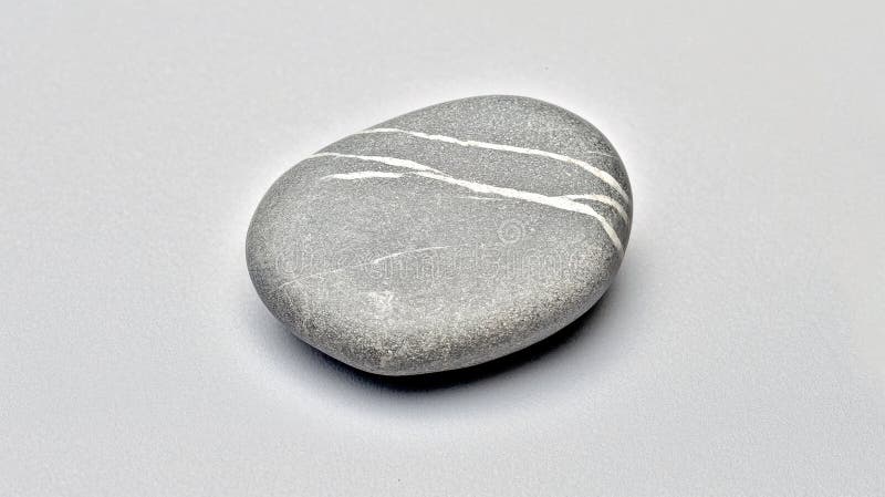 Gray Rock on the Edge of the Grass Stock Photo - Image of nature, grey ...