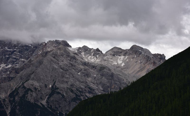 Gray rocks stock image. Image of alps, climbing, massive - 197794341