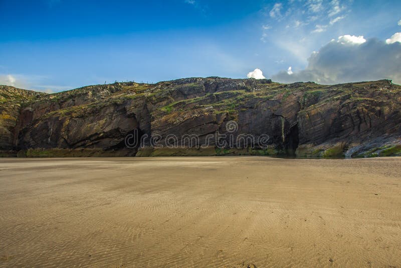 Grayscale Photo Of Rocky Terrain Picture. Image: 84935746