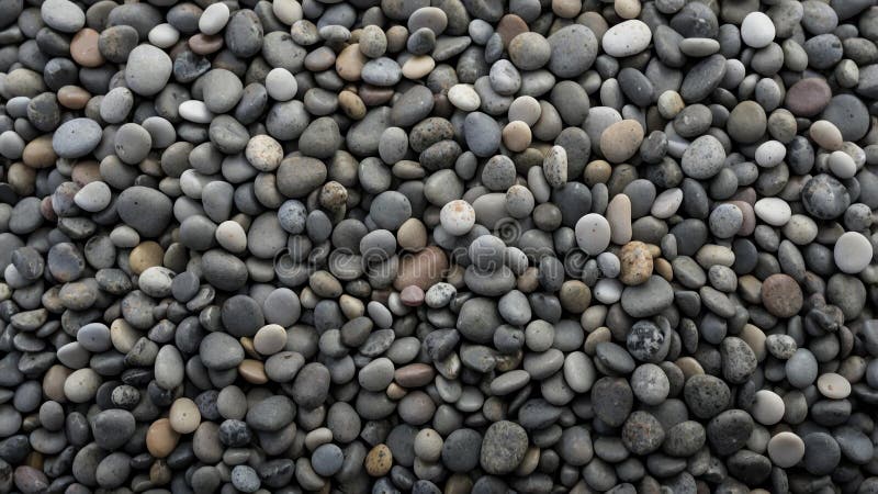 Gray Rough Pebbles Flat Surface Texture Backg Ai Generated Stock ...