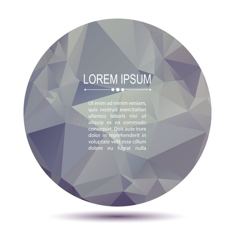 Gray round frame stock vector. Illustration of backdrop - 79247217