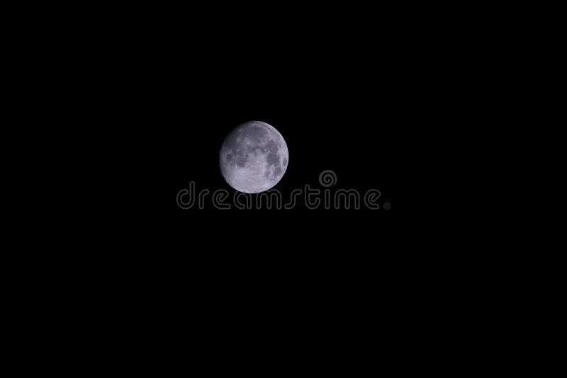 Gray Round Moon During Night Picture. Image: 83024433