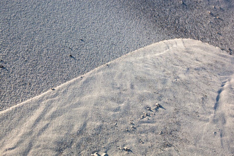 Gray Sand Dunes with the Grass Grown through the Sandy Surface Stock ...