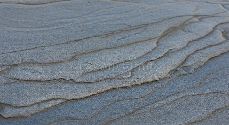 Gray Sandstone Surface Displaying Naturally Formed Layers and Ridges ...