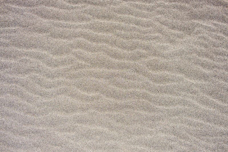 Gray Sandy Background with Waves. Texture of Fine Sand Stock Image ...