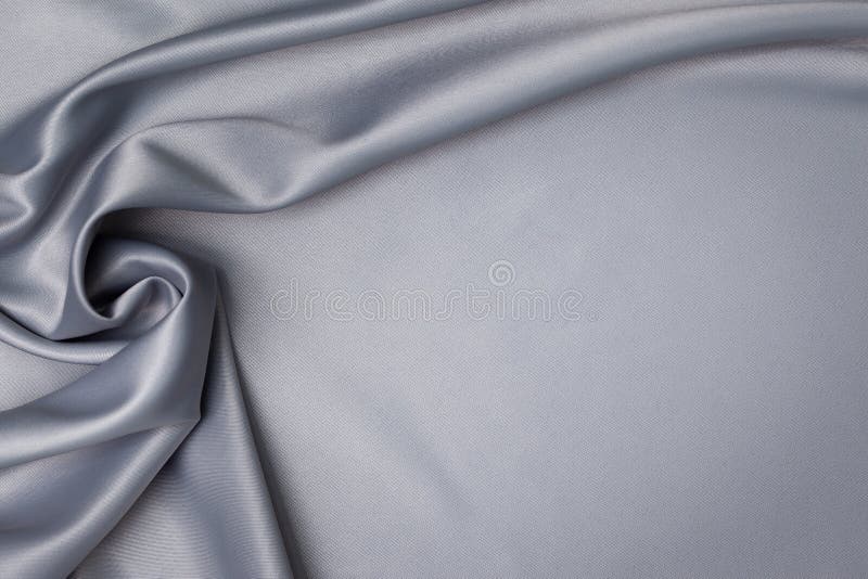 Gray satin fabric stock photo. Image of romantic, luxurious - 143693974