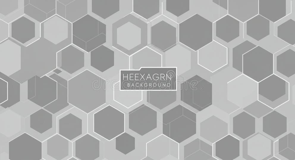 Gray-scale Geometric Background Featuring a Pattern of Overlapping ...
