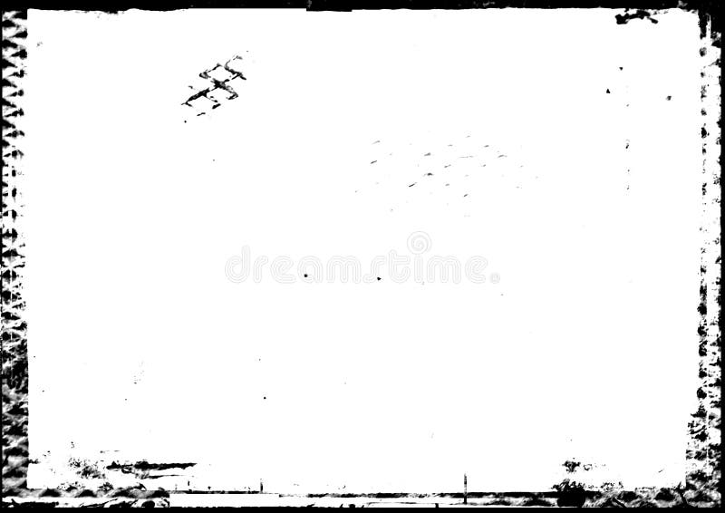 Gray-scale Photographic Border with Metal Feel Stock Illustration ...