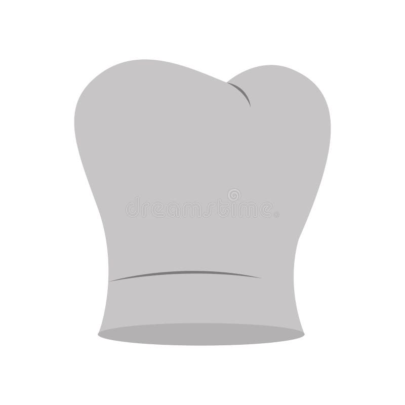 Gray Scale Silhouette of Chefs Hat Irregular Stock Vector ...