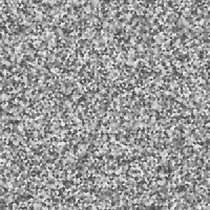 Gray Seamless Cubic Texture. Vector. Random Stock Vector - Illustration ...