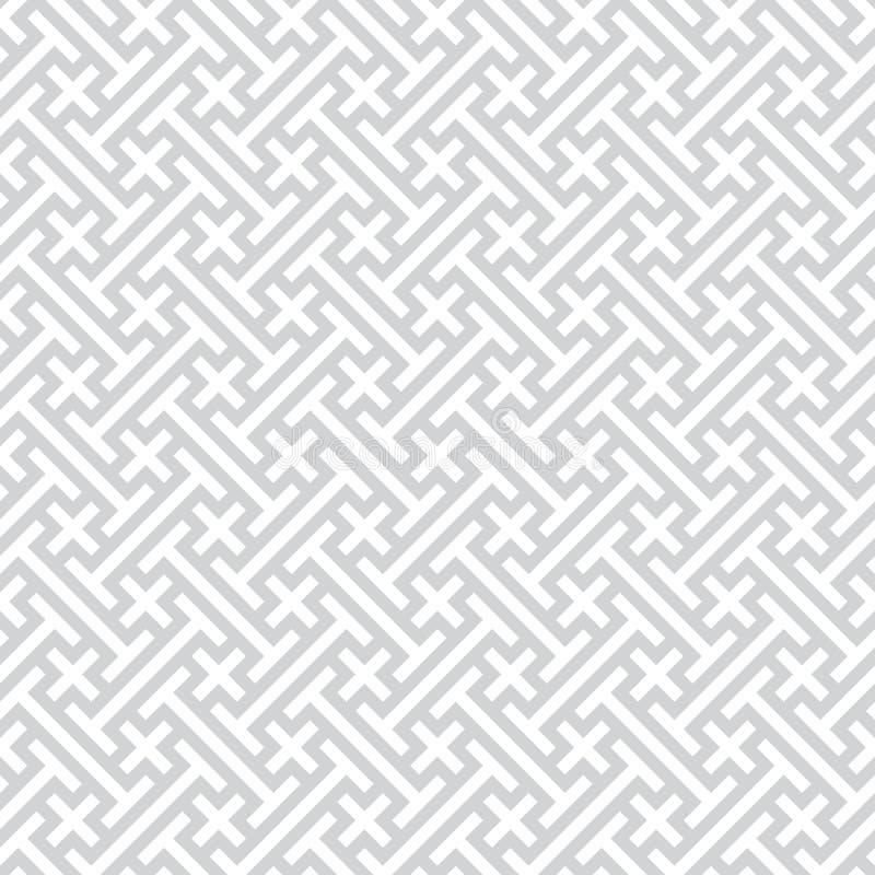 Seamless Abstract Geometric Hexagonal Pattern Vector Eps8 Stock Vector - Illustration of decor ...