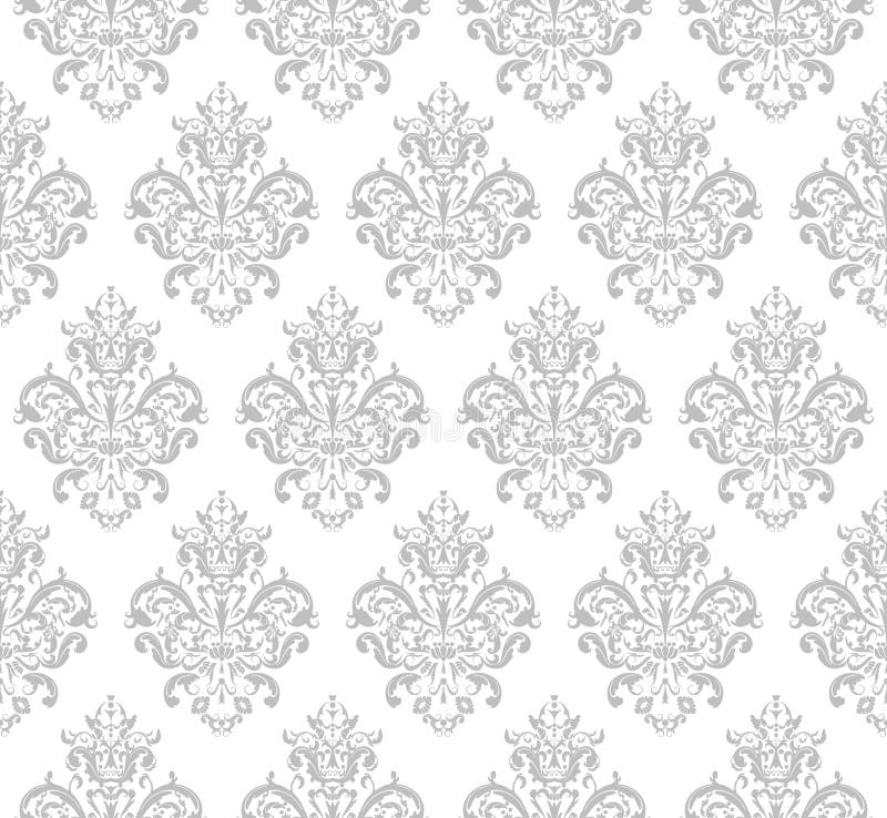 Gray Seamless Repeating Vector Pattern Stock Vector - Illustration of ...