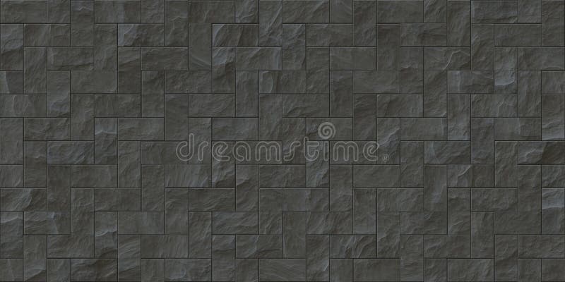 Gray Seamless Stone Cladding Texture Stock Illustration - Illustration ...