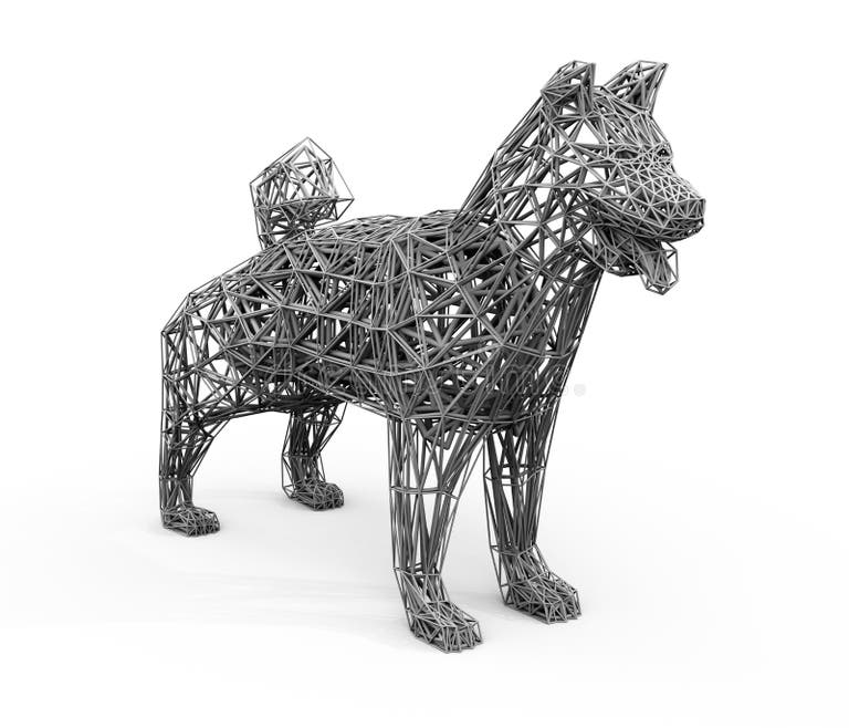 Clay Wireframe Rendering Stock Illustrations – 35 Clay Wireframe ...