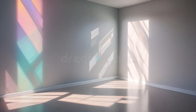 Gray Shadow and Light Blur Abstract Background on White Wall from ...